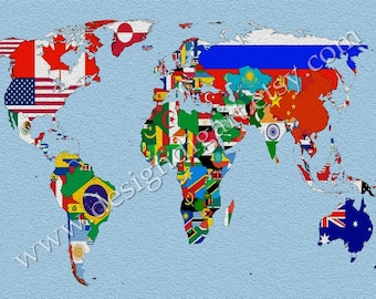 A3 World Map Printable - Etsy UK