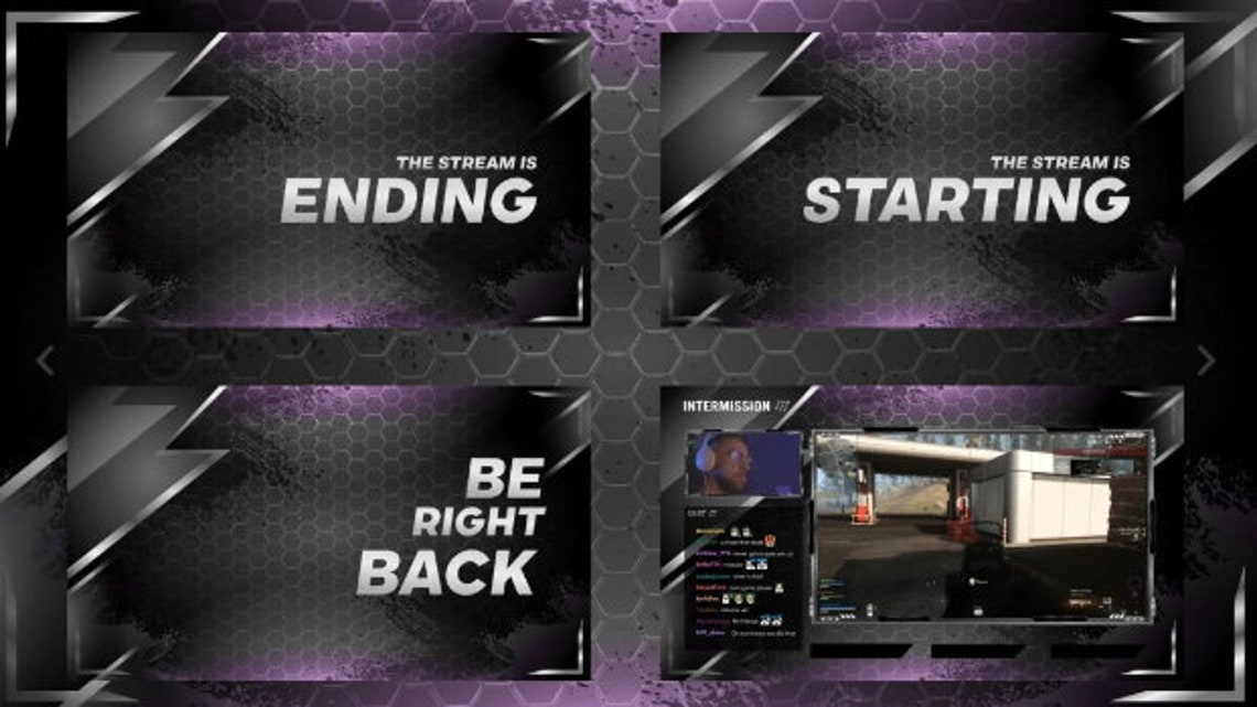 Minimalist Stream Overlay Package! - Etsy