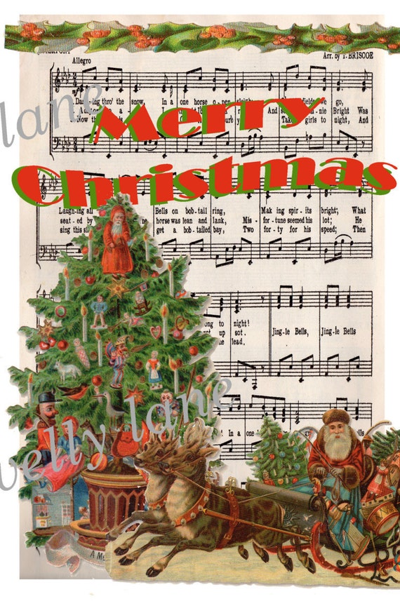 Vieilles Partitions De Noël