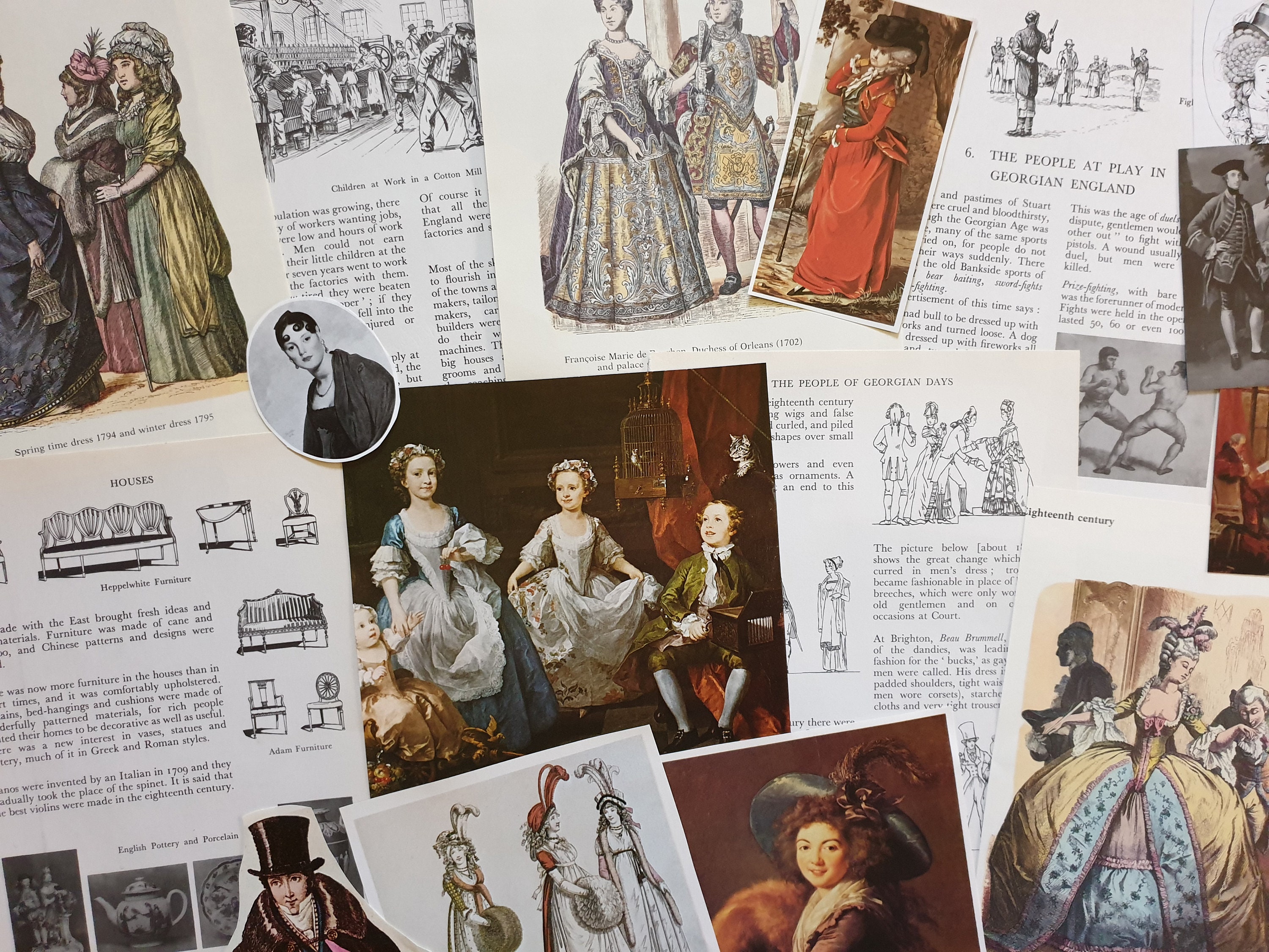 Vintage Paper Georgian Regency Theme 1700 to 1830s - Etsy