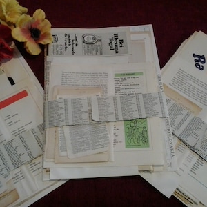Vintage Paper German Germany Deutschland Theme Pages From Old Books ...