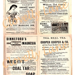 100 Year Old Weird & Wonderful Victorian Era Advertisements - Etsy