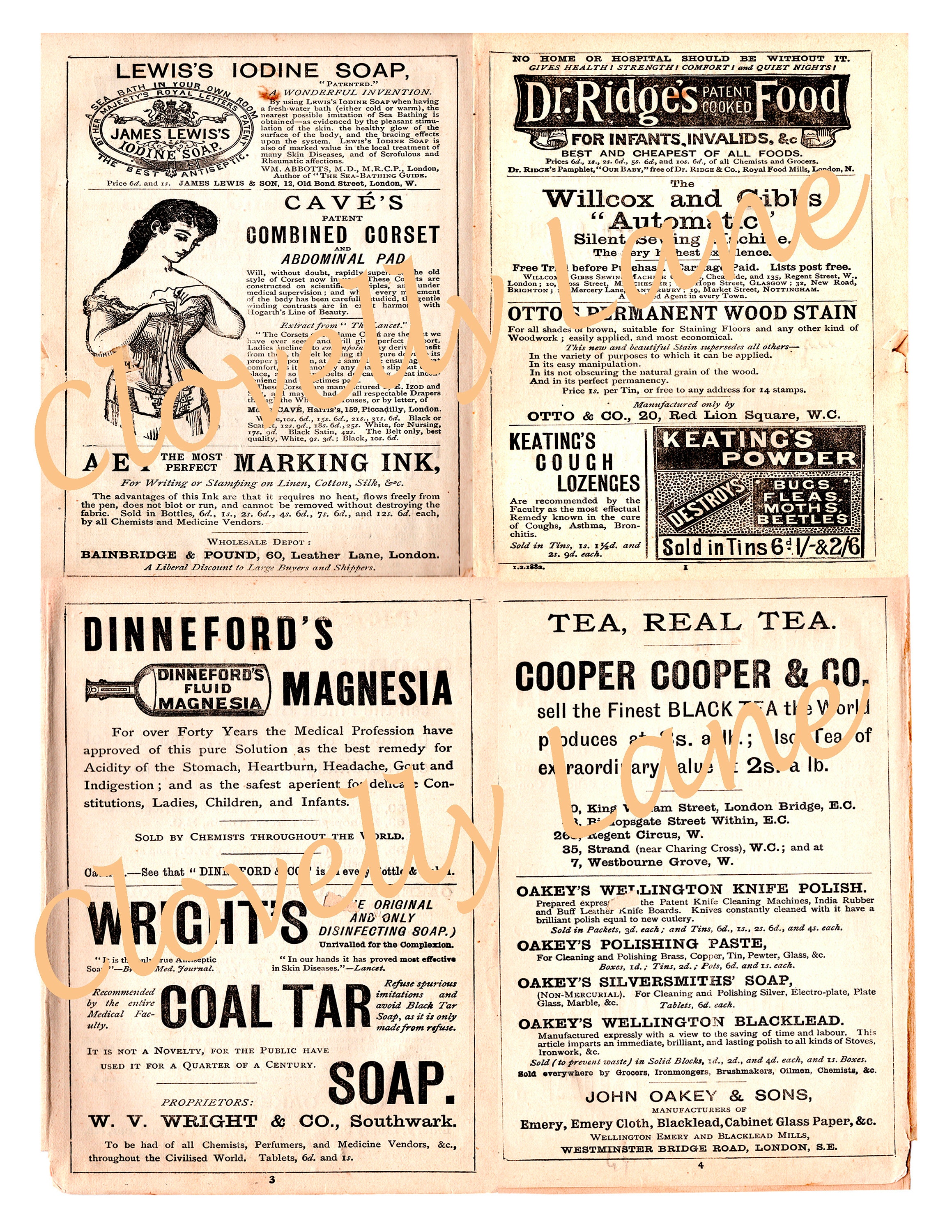 100 Year Old Weird & Wonderful Victorian Era Advertisements - Etsy ...