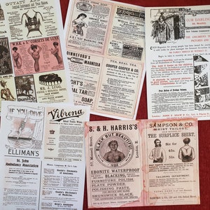 100 Year Old Weird & Wonderful Victorian Era Advertisements - Etsy