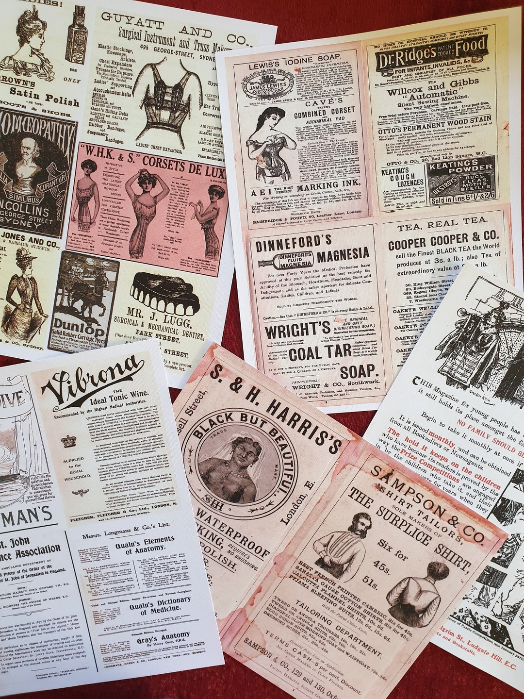 100 Year Old Weird & Wonderful Victorian Era Advertisements Printable ...