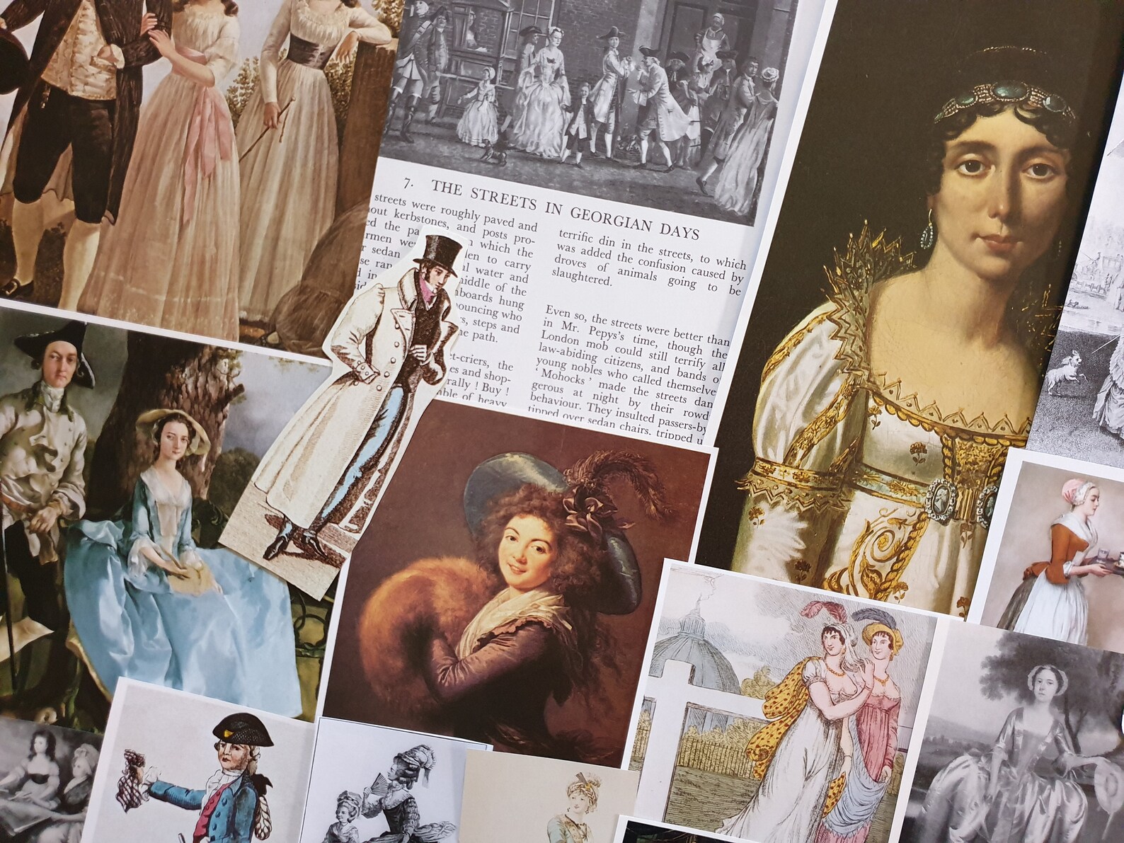 Vintage Paper Georgian Regency Theme 1700 to 1830s - Etsy Australia