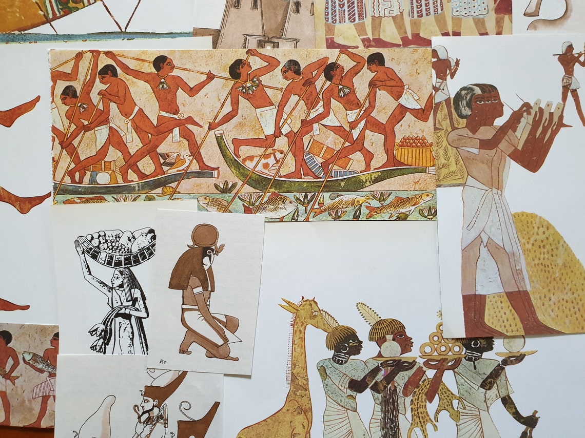 Vintage Paper Ancient Egypt Egyptian Theme Images Pictures | Etsy