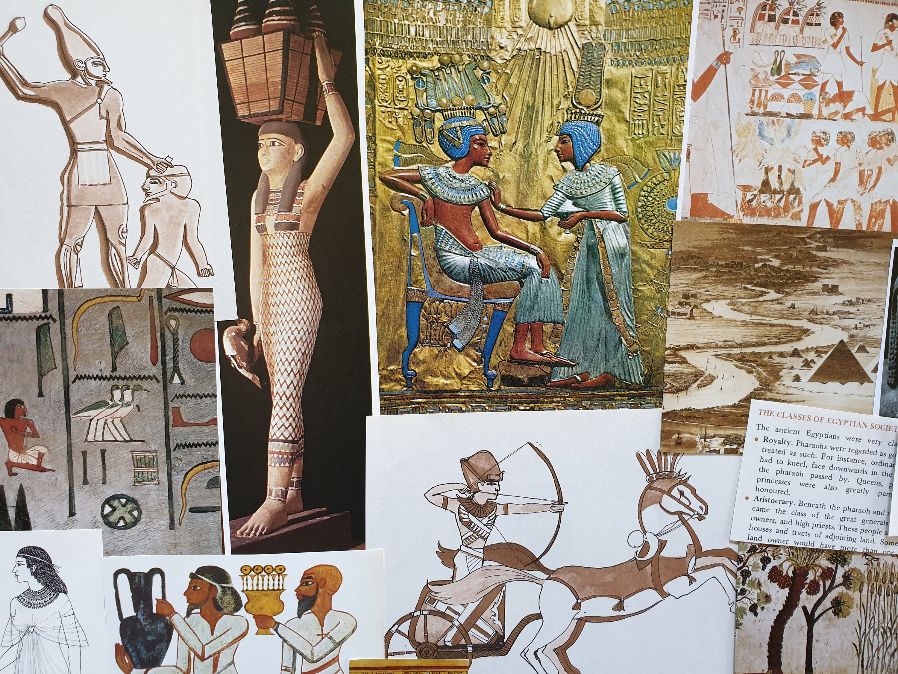 Vintage Paper Ancient Egypt Egyptian Theme Images Pictures | Etsy