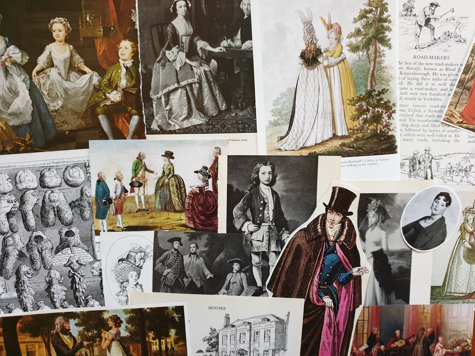 Vintage paper Georgian Regency theme 1700 to 1830s | Etsy