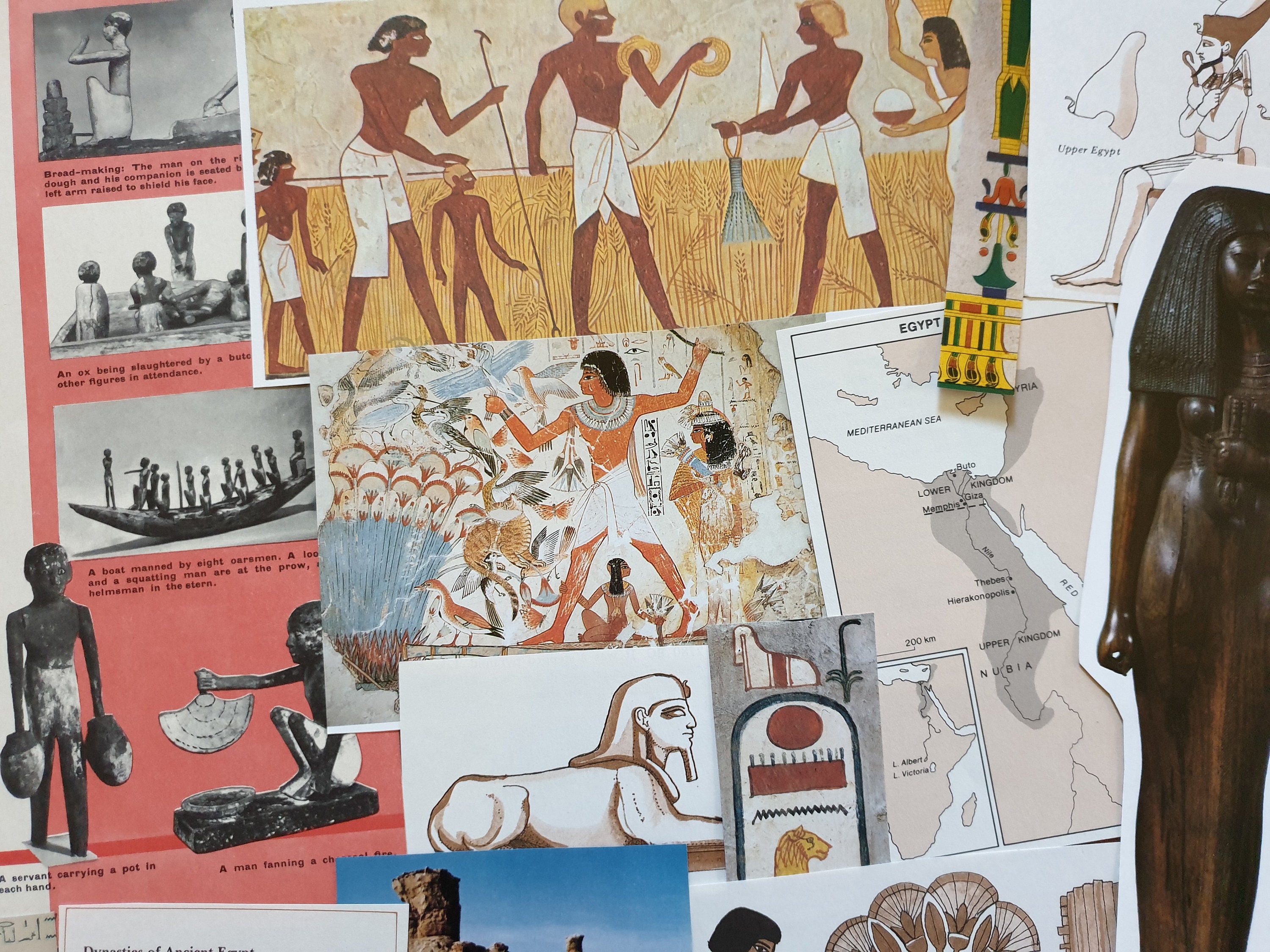 Vintage Paper Ancient Egypt Egyptian Theme Images Pictures - Etsy