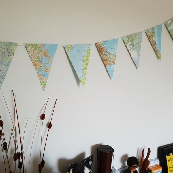 Vintage Atlas Pages - Etsy