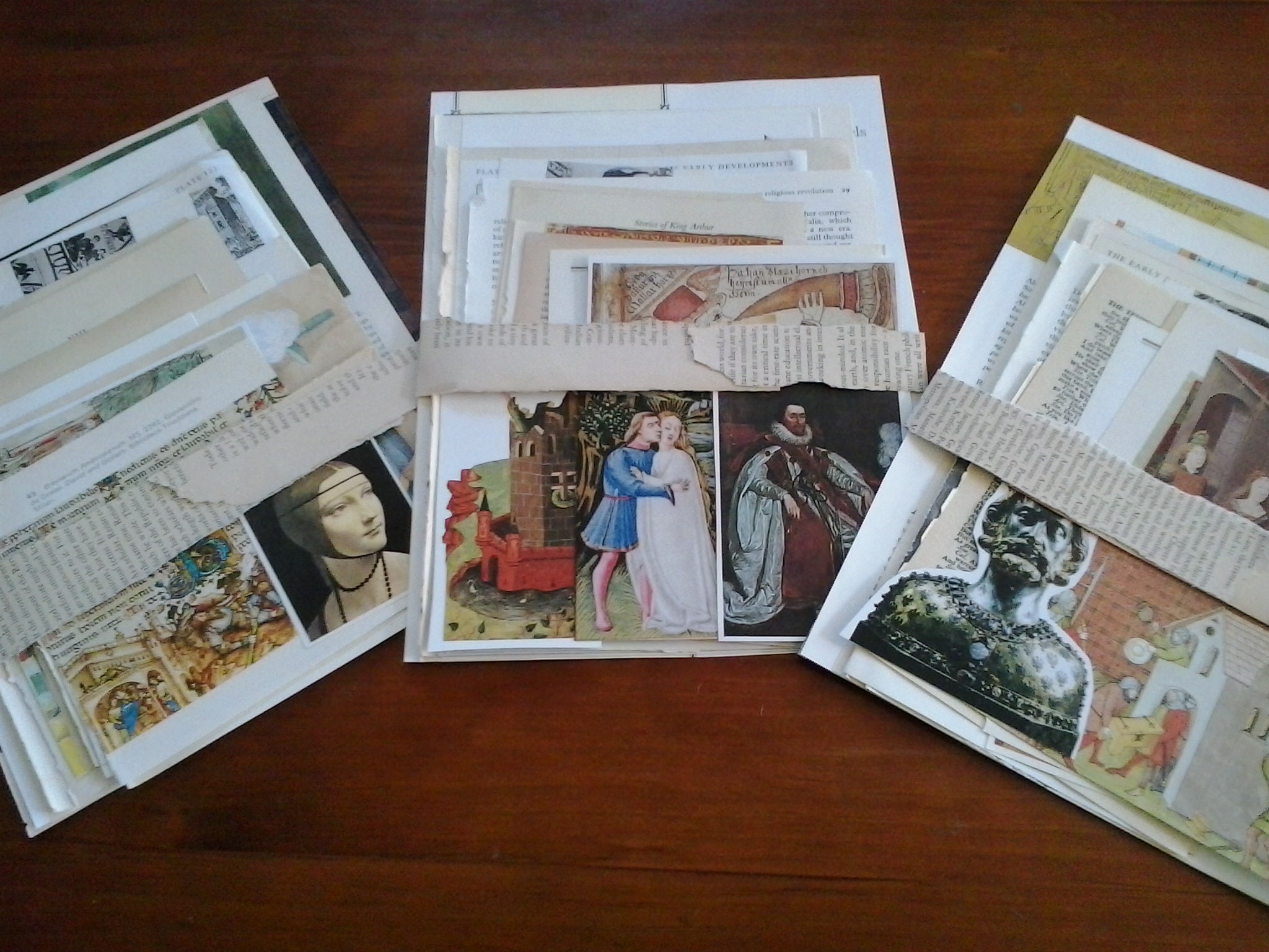 Vintage Paper Pages Text Images From Old Books With Medieval - Etsy