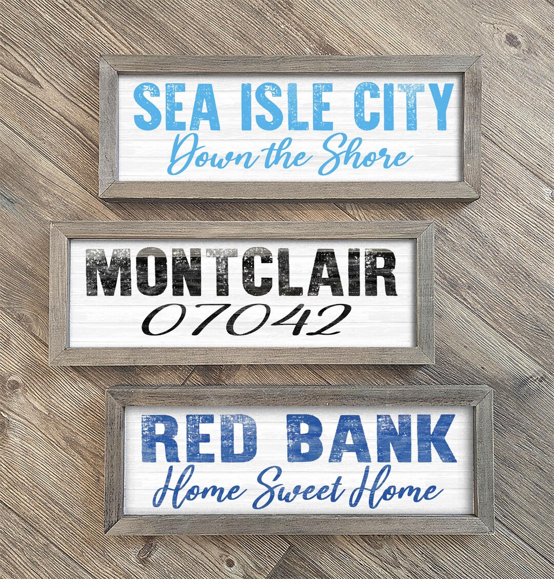 Custom Town Sign, Custom City Name Sign, City Name Sign, Housewarming ...