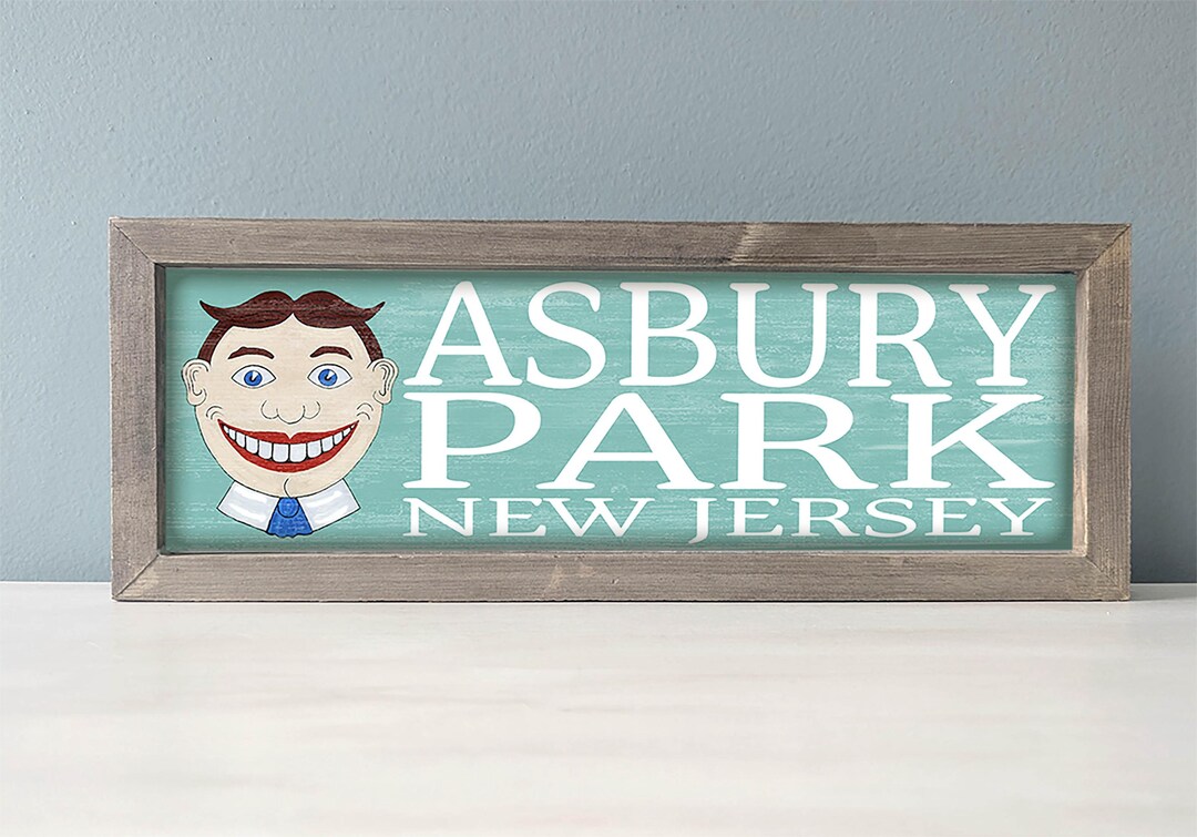 Asbury Park Tillie Sign | Tillie Wall Art | NJ Shore Boardwalk Decor ...