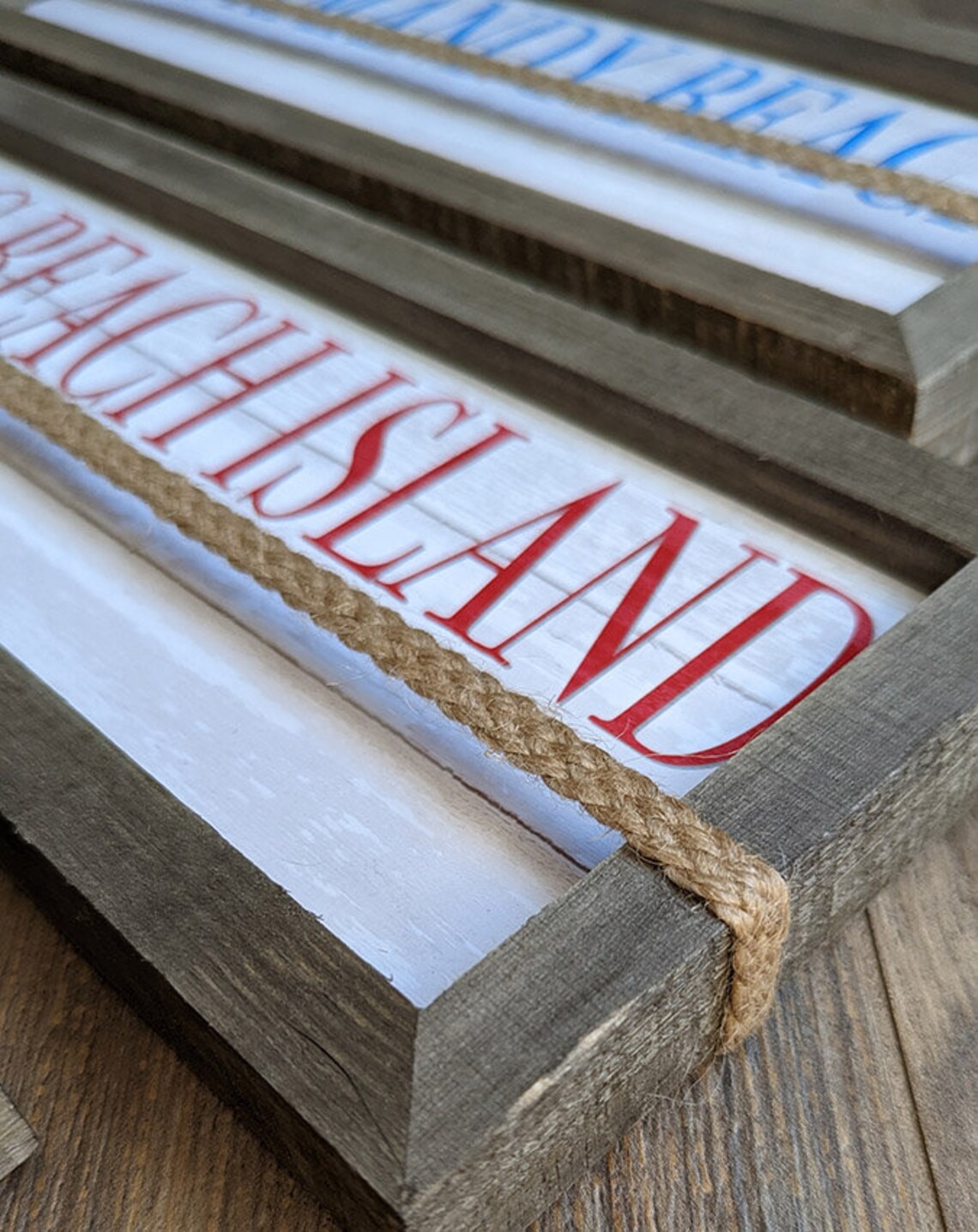 Beach Badge Collection Display With Custom Town, Beach Badge Holder, NJ ...