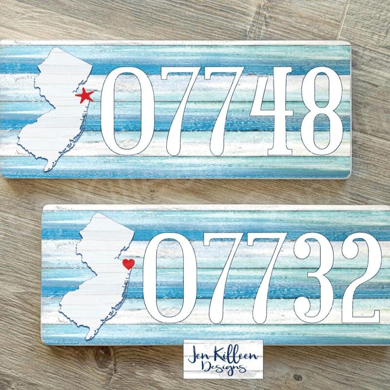 Zip Code Signs - Etsy