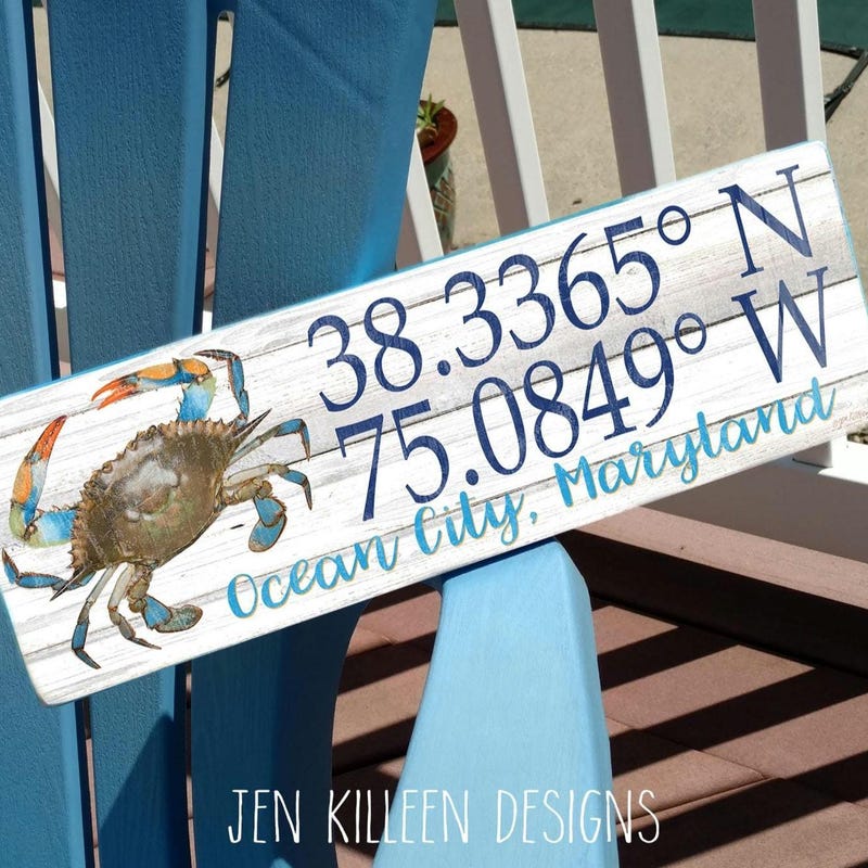Crab Sign - Etsy