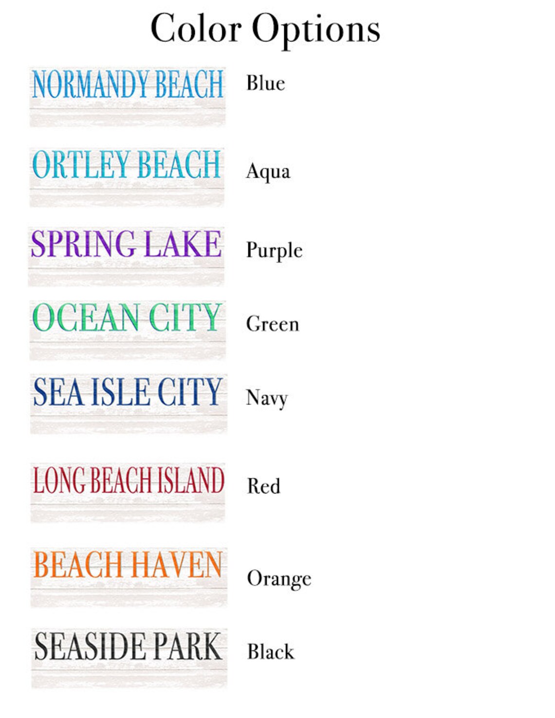 Beach Badge Collection Display With Custom Town, Beach Badge Holder, NJ ...