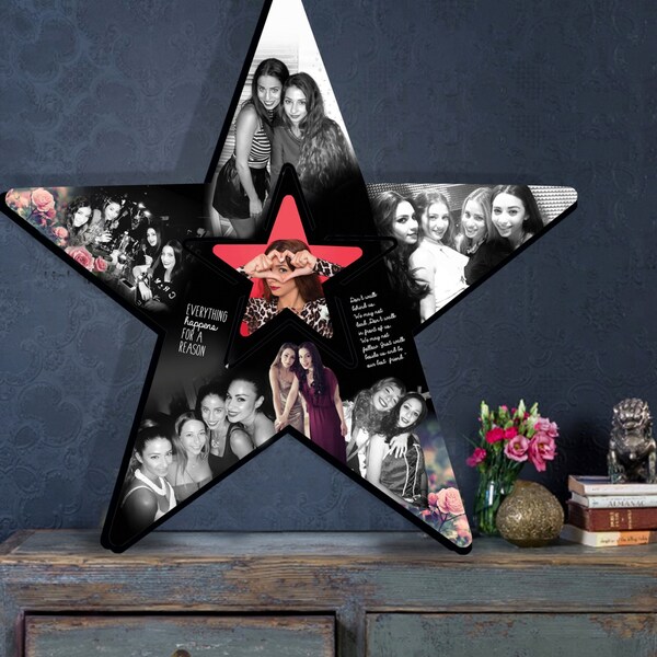 Star Photo Collage - Etsy