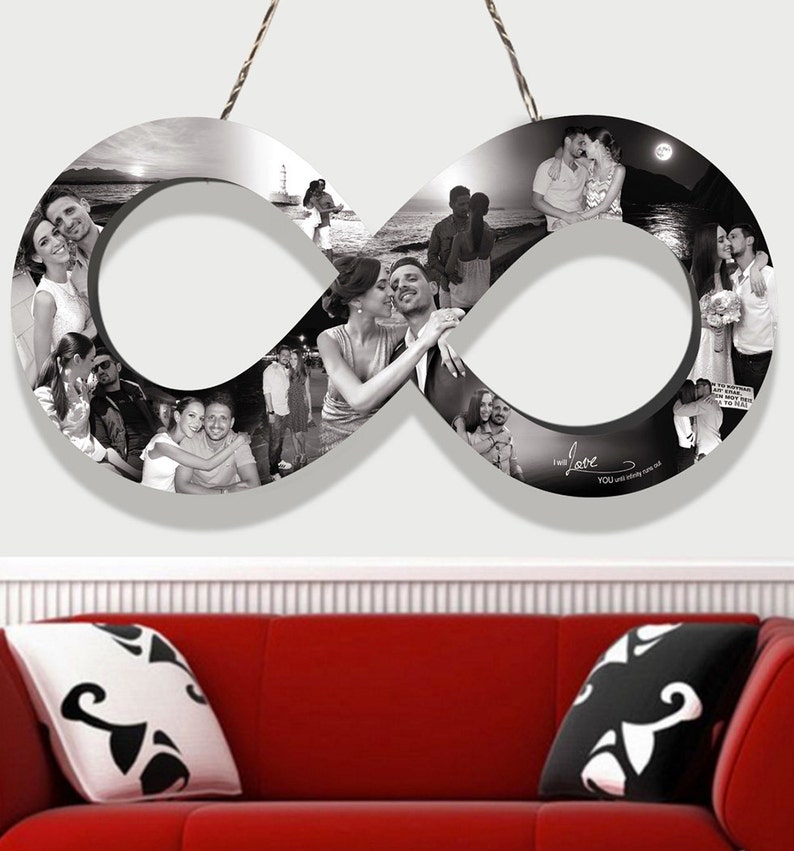 Infinity Custom Photo Collage Wife Photo Gift Family - Etsy