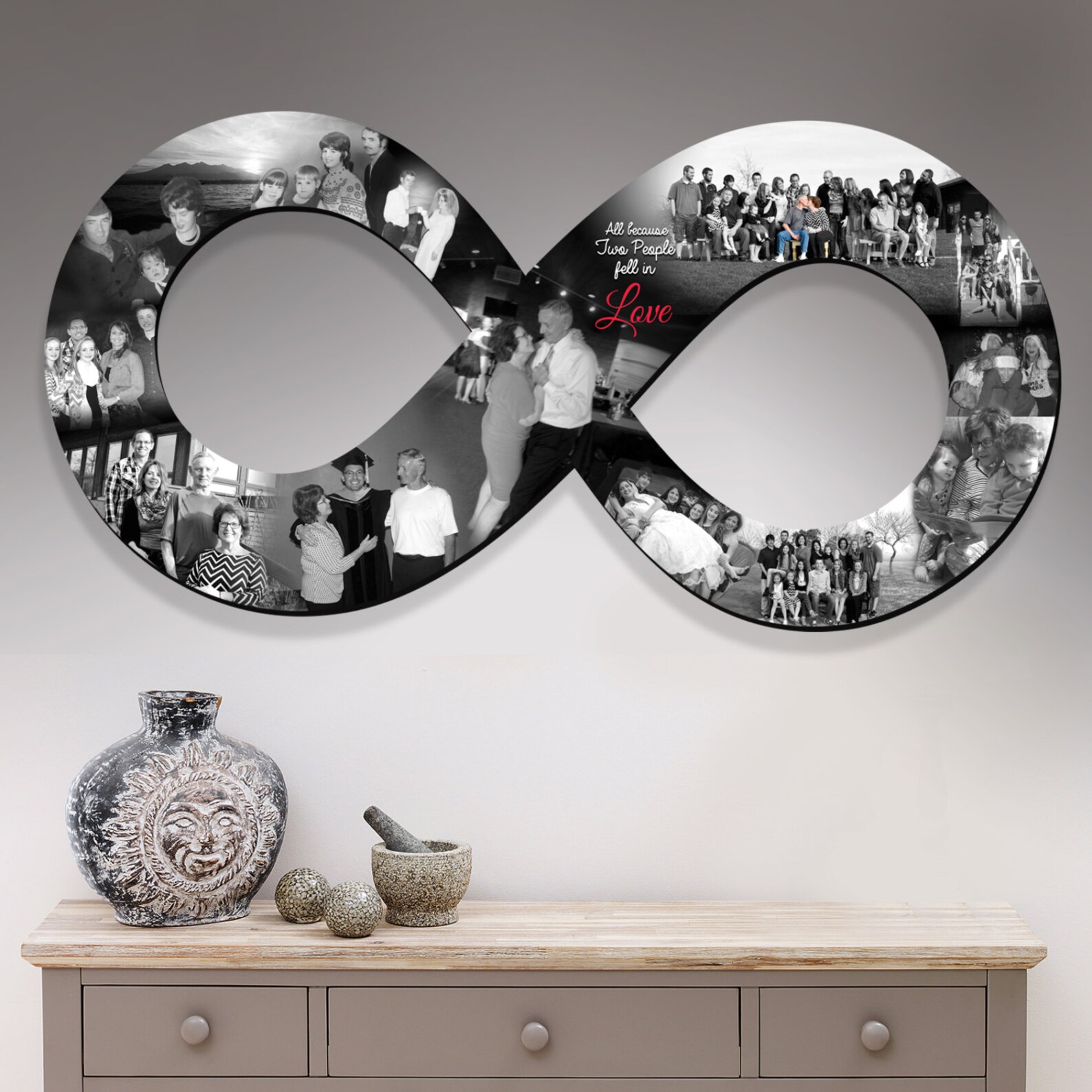 Infinity Parents Anniversary Custom Photo Collage Parent | Etsy