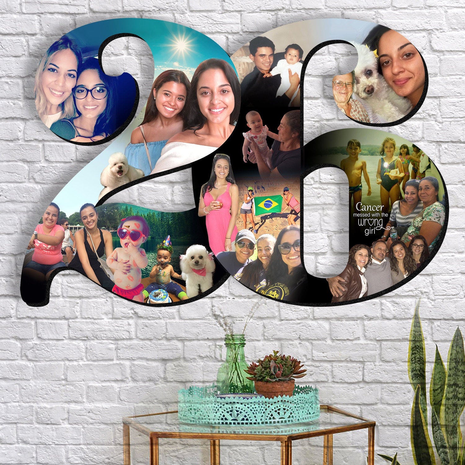 10th Birthday Custom Photo Collage Photo Gift Photo | Etsy