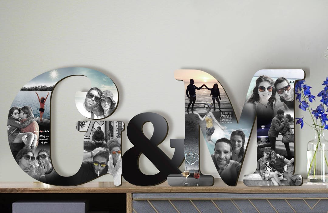 Picture Frame Collage, Personalized Photo Gift, Frame Collage, Photo ...