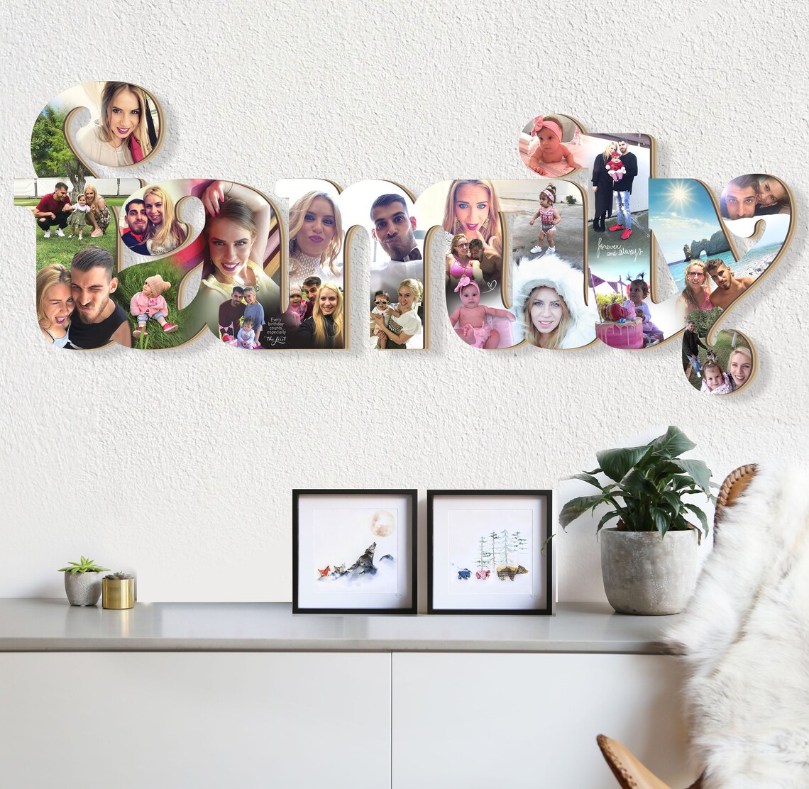 Family Family Photos Family Photo Frame Custom Photo - Etsy