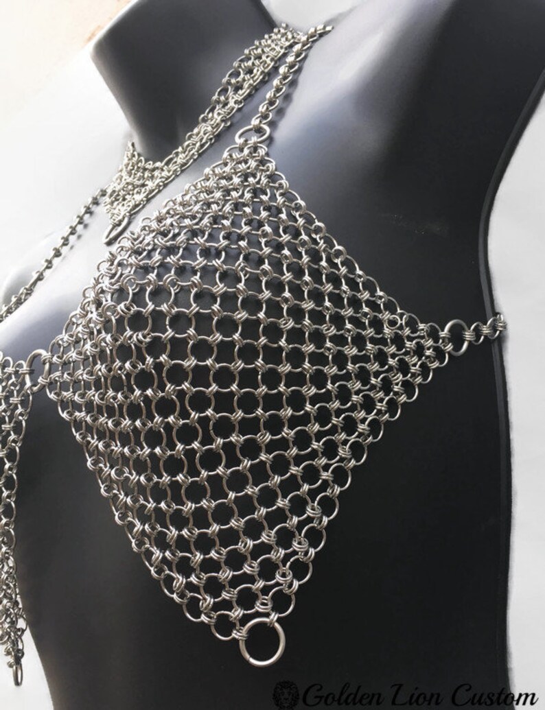 Bikini Top Chainmail Stainless Steel - Etsy