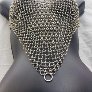 Halter Top Chainmail Stainless Steel - Etsy