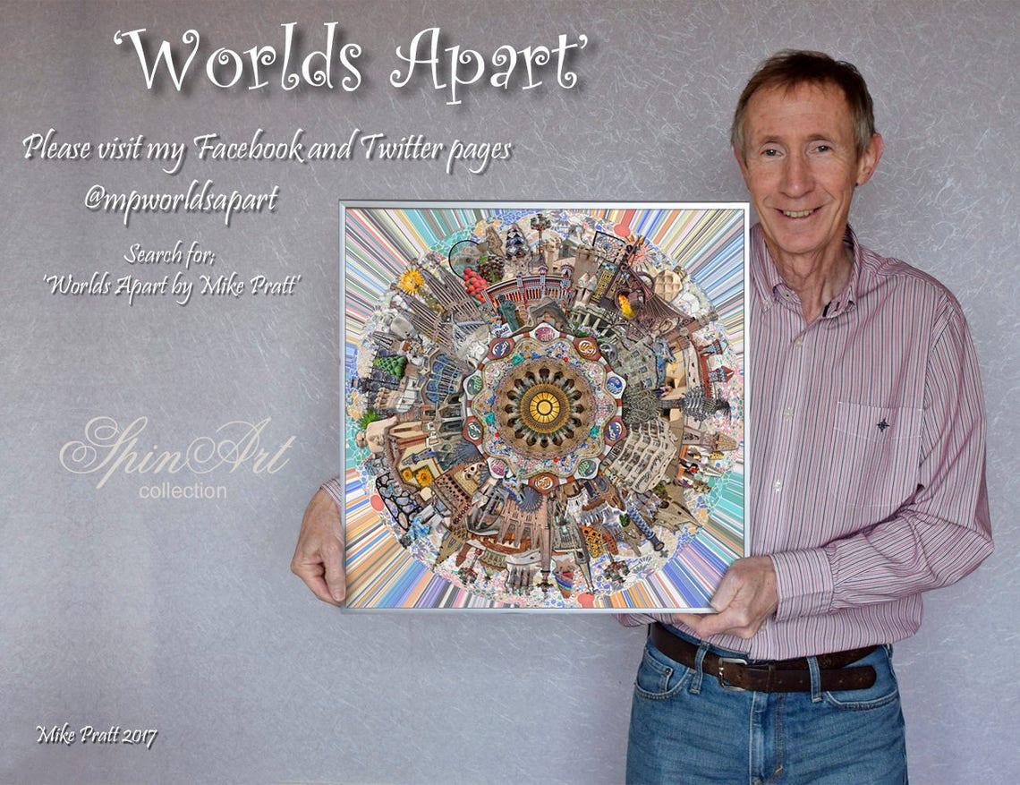 The Best of GAUDI in One Image Barcelona Catalonia Travel | Etsy