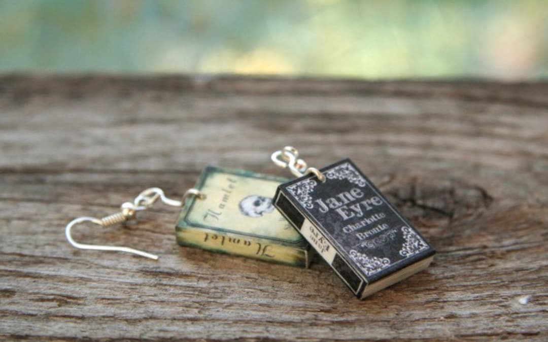 Miniature Book Earrings, Classic Novel Earrings, Little Women ...