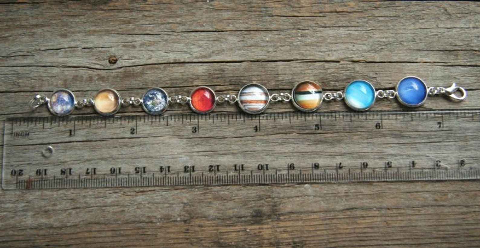 Planet bracelet bracelet with planets solar system bracelet | Etsy