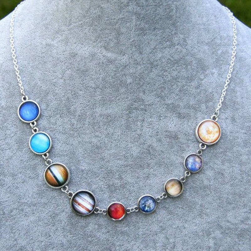 Solar System Necklace - Etsy