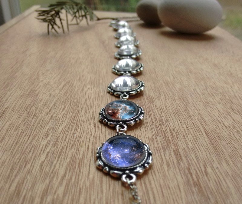 Galaxy Necklace, Galaxy Jewelry, Nebula Necklace, Stars Necklace ...