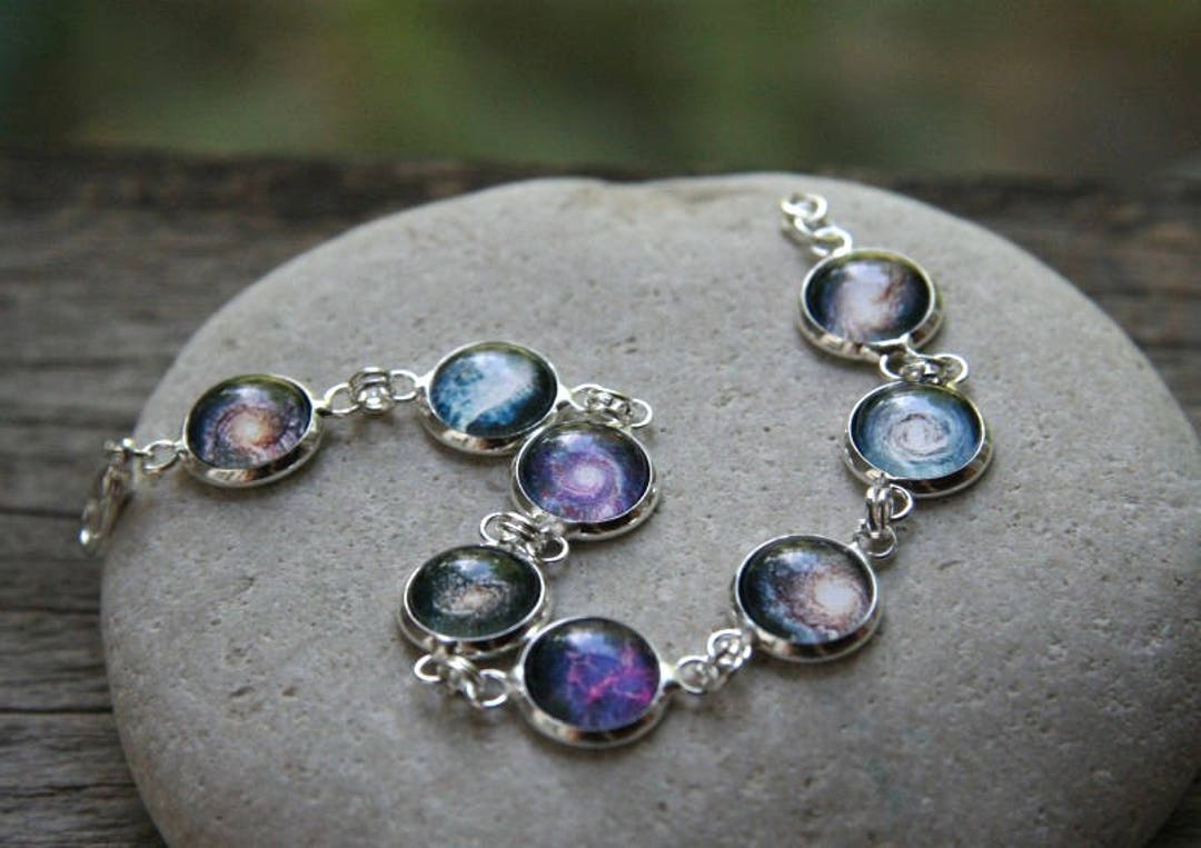 Galaxy Bracelet, Galaxy Jewelry, Nebula Bracelet, Stars Bracelet ...