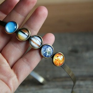 Planet Band, Hairband With Planets, Solar System Hairband, Solar System ...