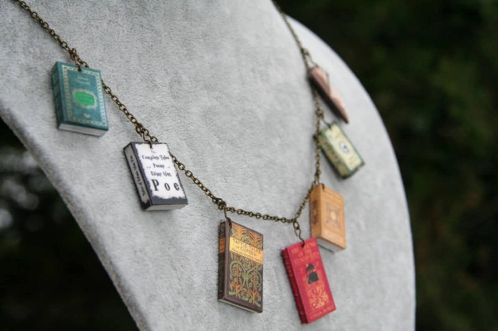 Miniature Books Necklace Classic Novel Necklace Book | Etsy