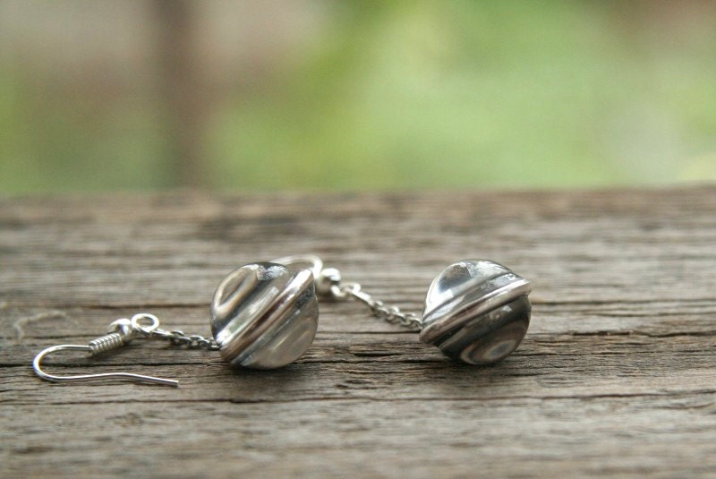 Moon Phases Earrins, Moon on a Chain, Moon Earrings, Galaxy Earrings ...
