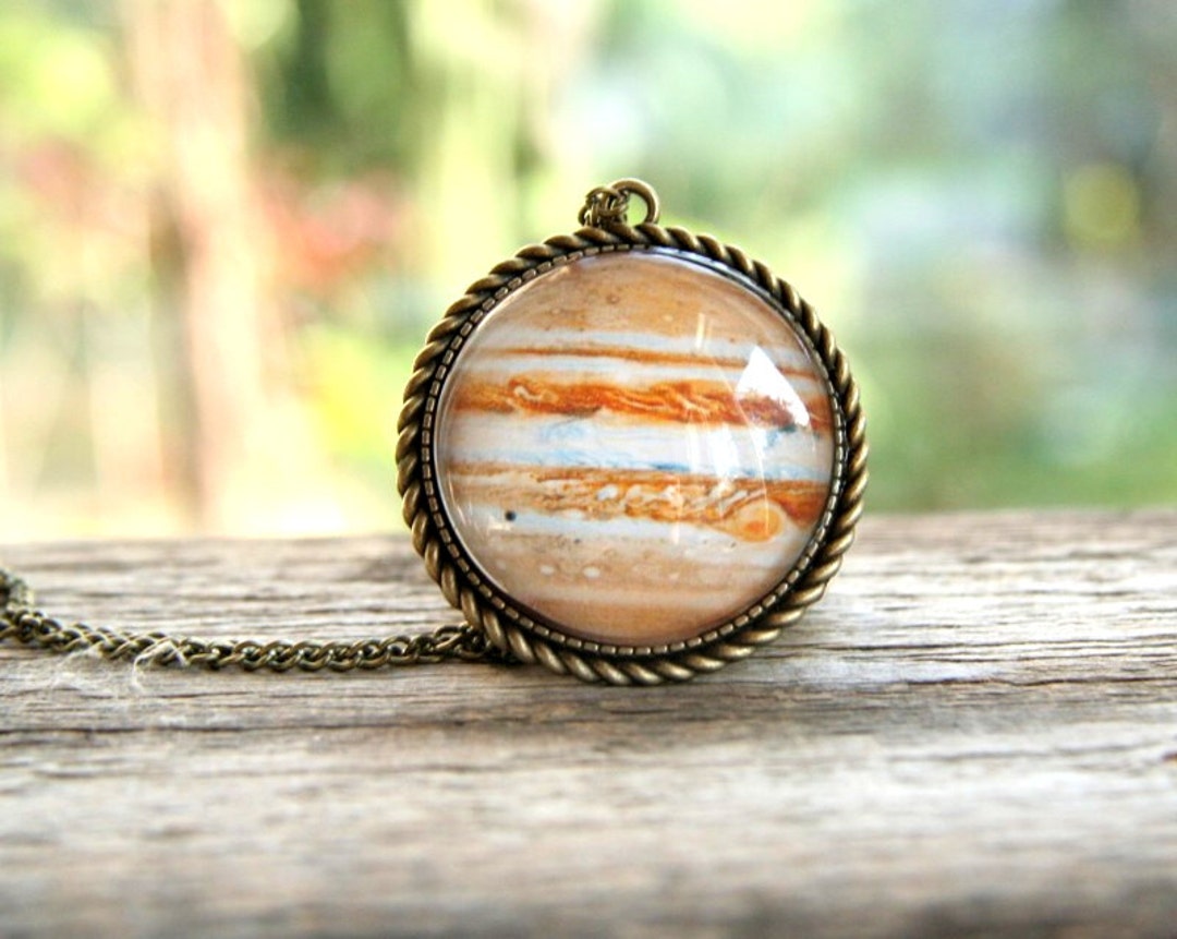 Jupiter Pendant, Galaxy Pendant, Galaxy Jewelry, Nebula Pendant ...