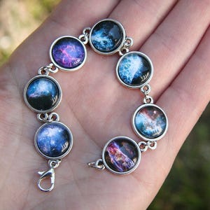 Galaxy Bracelet, Galaxy Jewelry, Nebula Bracelet, Stars Bracelet ...