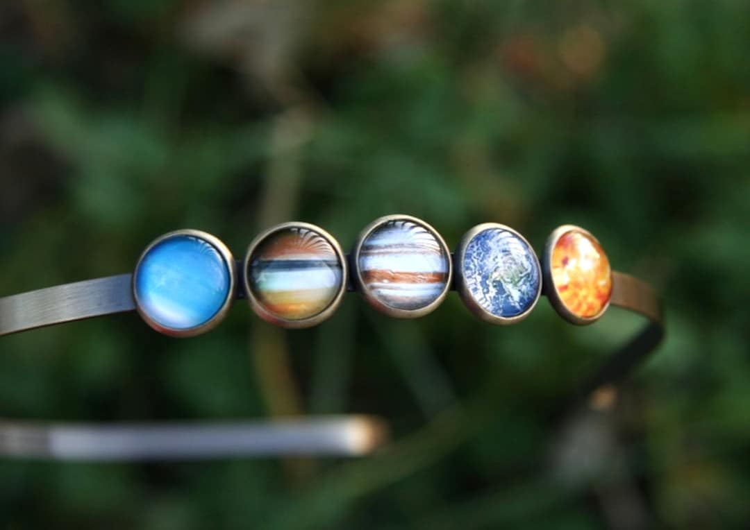 Planet Band, Hairband With Planets, Solar System Hairband, Solar System ...