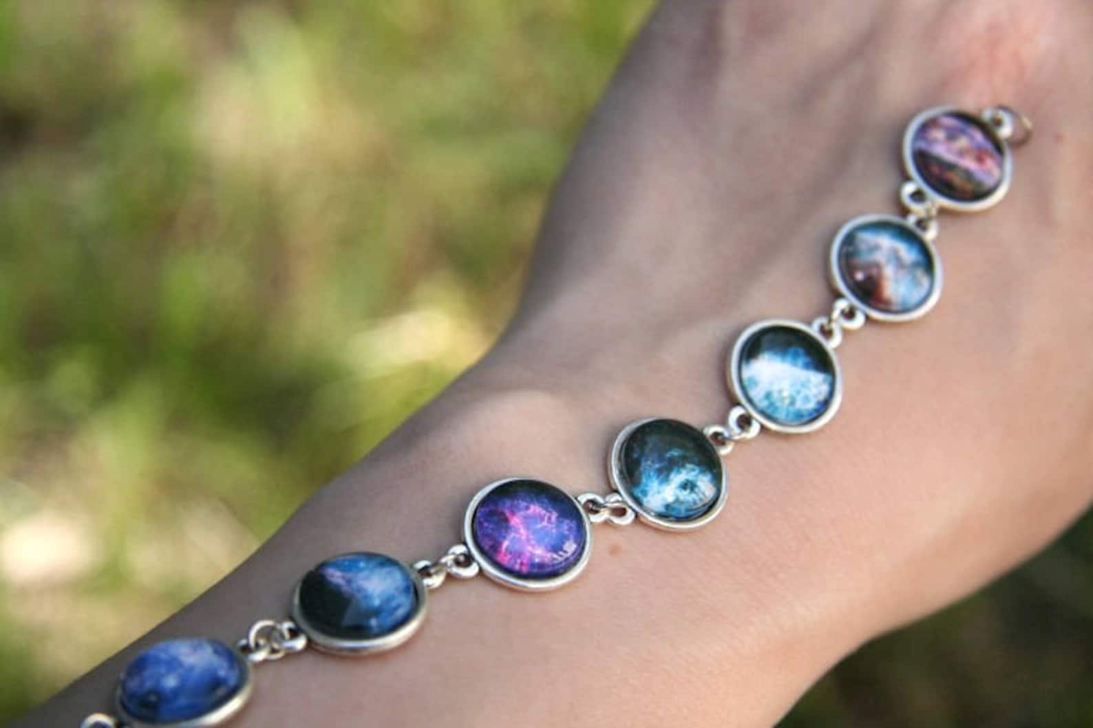 Galaxy Bracelet Galaxy Jewelry Nebula Bracelet Stars | Etsy