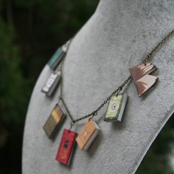 Mini Book Jewelry - Etsy