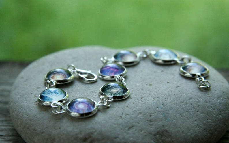 Galaxy Bracelet, Galaxy Jewelry, Nebula Bracelet, Stars Bracelet ...