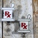 RX Badge Reel, Badge Reel, Nurse Badge Reel, Pharmacist Badge Reel ...