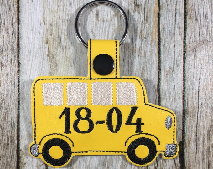School Bus, Back to School, Bus Rider, Bus Keychain, New Student, Bus ...
