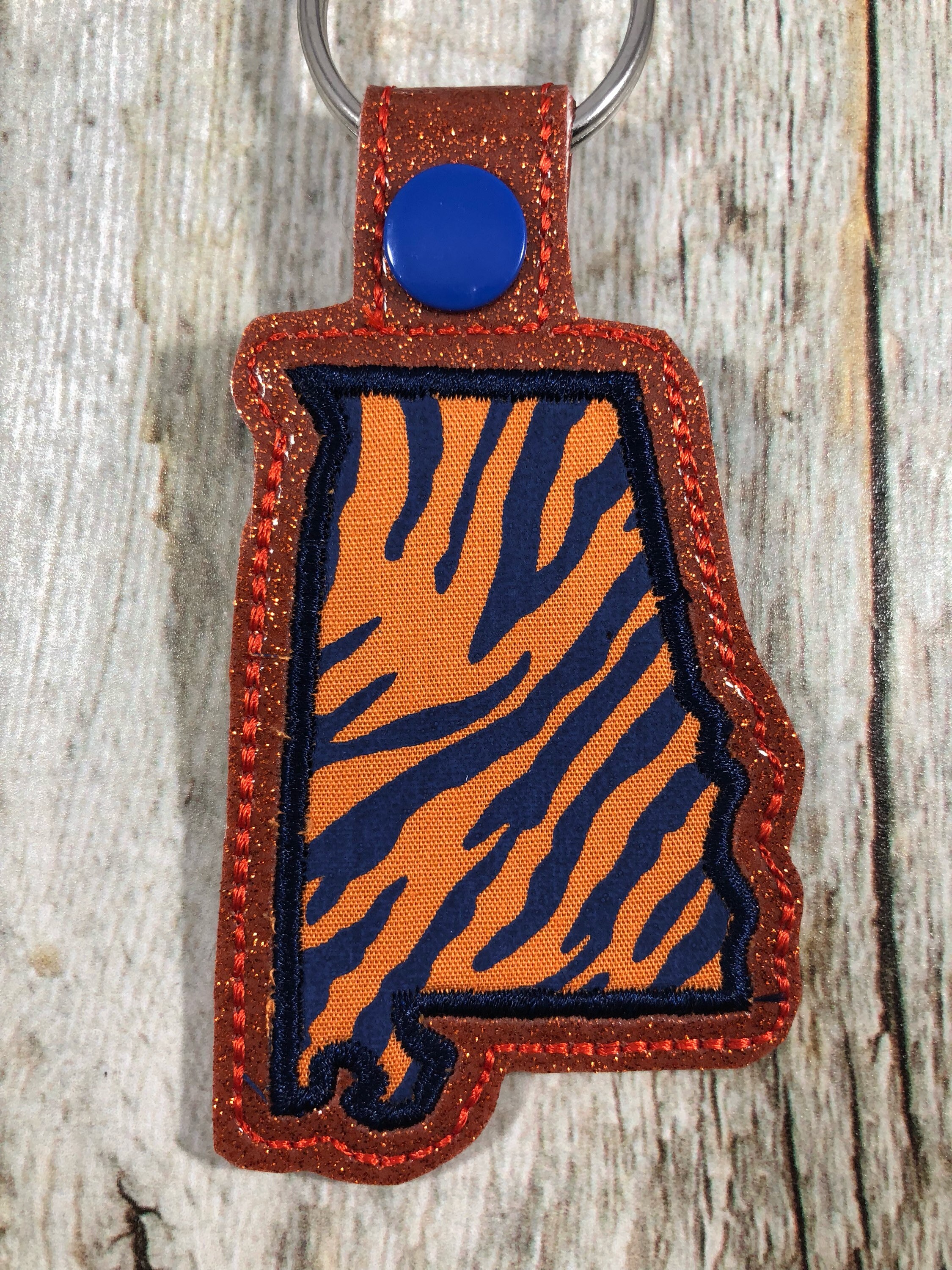 Alabama Keychain, Tigers Keychain, Alabama, Friend Gift, Paw Print ...