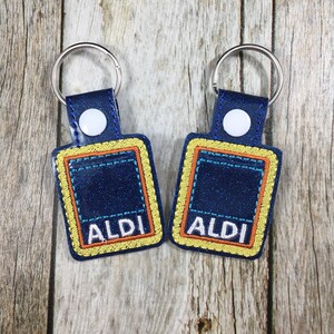 Aldi Keychain, Cart Key, Quarter Keeper, Aldi Quarter Holder, Cart ...