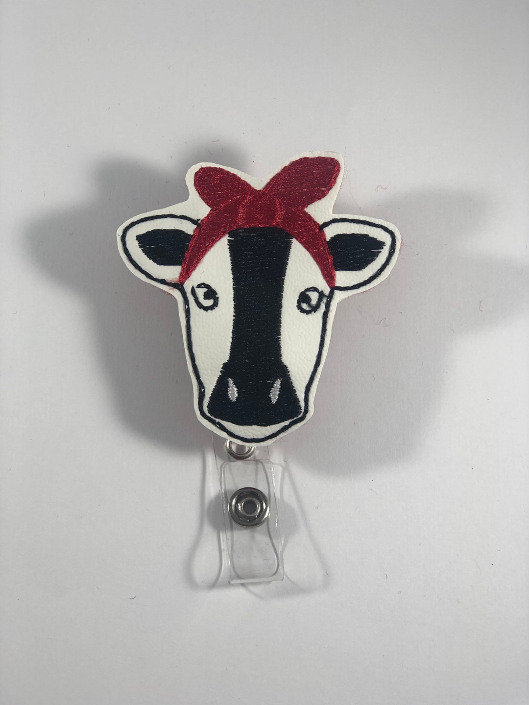 Cow Badge Reel, Funny Badge Reel, Nurse Badge Reel, Office Badge Reel ...